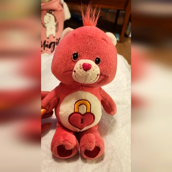 Kelly toys | Toys | Care Bears Secret Bear 8 Plush 204 Pink | Poshmark